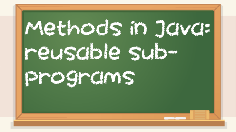 Java Methods – Free Coding Tutorials
